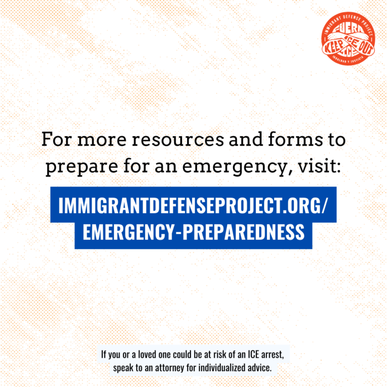 IDP's Shareable Infographics - Immigrant Defense Project
