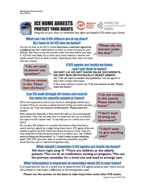 Immigration Raids - Immigrant Defense Project